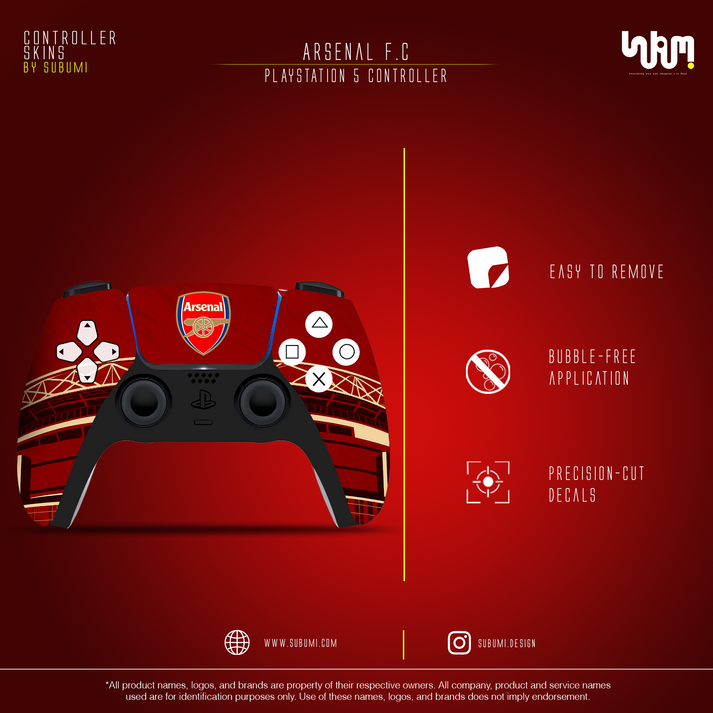 Arsenal Controller Skin by SUBUMi – Subumi
