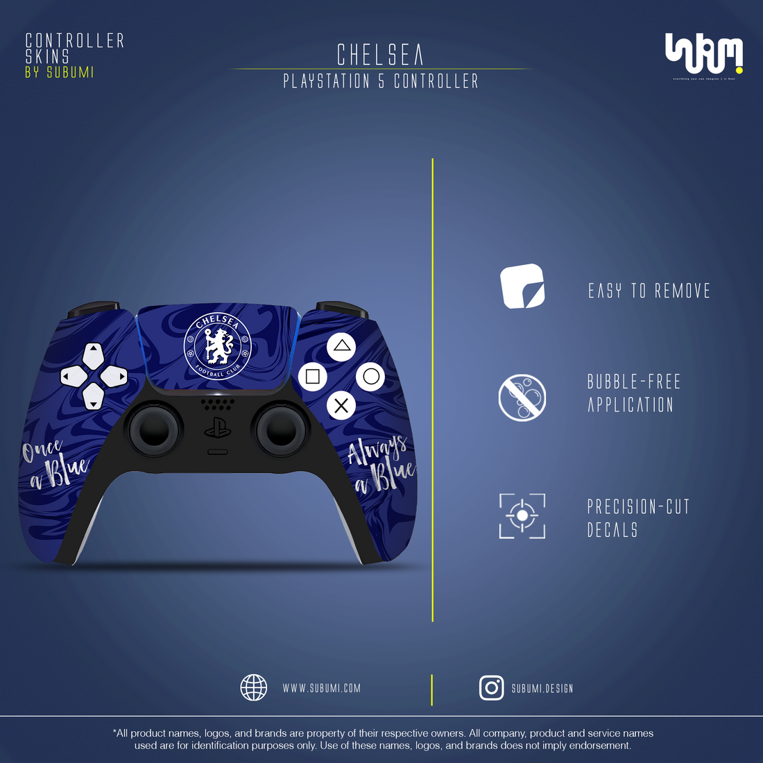 Chelsea Controller Skin by SUBUMi – Subumi