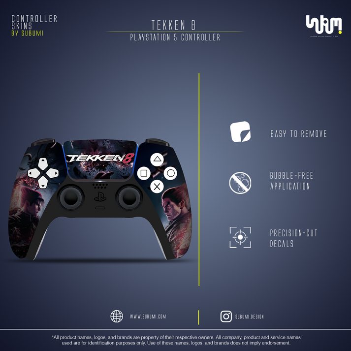 Tekken 8 Controller Skin by SUBUMi – Subumi